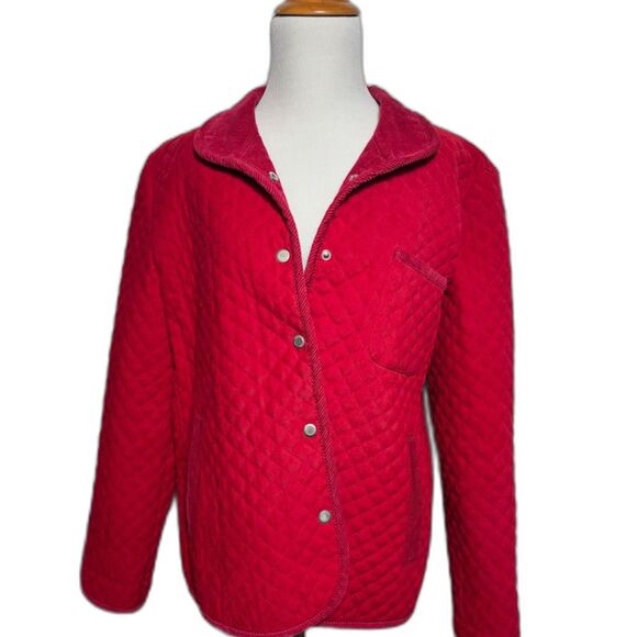 Talbots | Jackets & Coats | Talbots Petites Quilted Barn Jacket Chore ...
